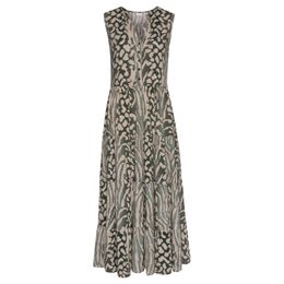 Lascana Summer Dress female size 36 Beige / Green