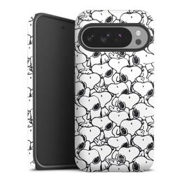 DeinDesign Google Pixel 10 Pro XL Handy Panzer Handyh&uuml;lle robuste Outdoor H&uuml;lle Schutzh&uuml;lle matt Peanuts Snoopy Muster Tough Case