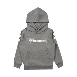 Hummel Sweatshirt Jungen Gr&ouml;&szlig;e 152 grau / wei&szlig;