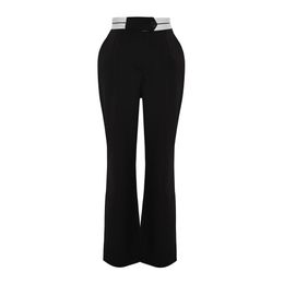Trendyol Hose Damen Gr&ouml;&szlig;e 32 schwarz / wei&szlig;