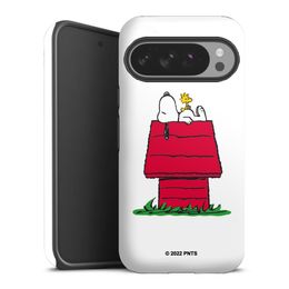 DeinDesign Google Pixel 10 Pro XL Handy Panzer Handyh&uuml;lle robuste Outdoor H&uuml;lle Schutzh&uuml;lle matt Snoopy Peanuts Official Licensed Product Tough Case
