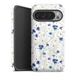 DeinDesign Google Pixel 10 Pro XL Handy Panzer Handyh&uuml;lle robuste Outdoor H&uuml;lle Schutzh&uuml;lle matt Flowers Muster Flower Tough Case