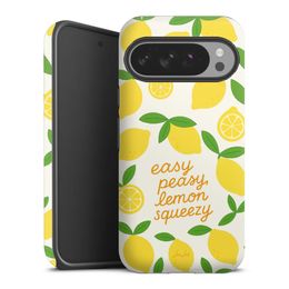DeinDesign Google Pixel 10 Pro XL Handy Panzer Handyh&uuml;lle robuste Outdoor H&uuml;lle Schutzh&uuml;lle matt Spruch Statement Lemon Tough Case