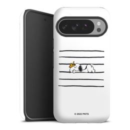 DeinDesign Google Pixel 10 Pro XL Handy Panzer Handyh&uuml;lle robuste Outdoor H&uuml;lle Schutzh&uuml;lle matt Snoopy Dog Peanuts Tough Case
