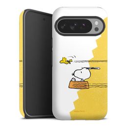 DeinDesign Google Pixel 10 Pro XL Handy Panzer Handyh&uuml;lle robuste Outdoor H&uuml;lle Schutzh&uuml;lle matt Snoopy Peanuts Children Tough Case