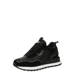 Pepe Jeans Sneaker 'BLUR SUPRA' Damen Gr&ouml;&szlig;e 38 zitrone / schwarz