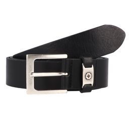 Strellson G&uuml;rtel Herren Gr&ouml;&szlig;e 120 schwarz / silber