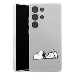 DeinDesign Galaxy S25 Ultra Handy Slim Case Silikon Handyh&uuml;lle transparent H&uuml;lle extra d&uuml;nn Official Licensed Product Snoopy Peanuts Silikon Slim Case