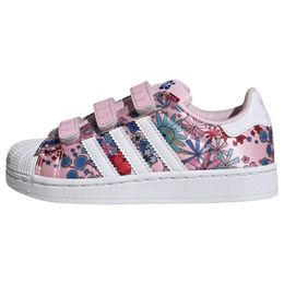 adidas originals Sneaker 'Liberty London Superstar' Jungen Gr&ouml;&szlig;e 34 petrol / rosa / rot / wei&szlig;