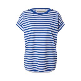 armedangels T-Shirt 'IDAARA' Damen Gr&ouml;&szlig;e M blau / wei&szlig;
