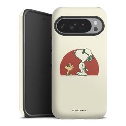 DeinDesign Google Pixel 10 Pro XL Handy Panzer Handyh&uuml;lle robuste Outdoor H&uuml;lle Schutzh&uuml;lle matt Snoopy Official Licensed Product Kindheit Tough Case