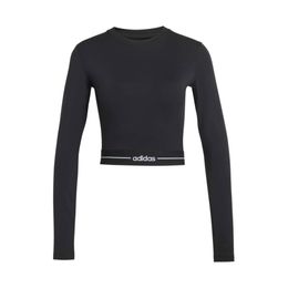 adidas Performance Funktionsshirt 'HYPERGLAM' Damen Gr&ouml;&szlig;e XS schwarz / wei&szlig;