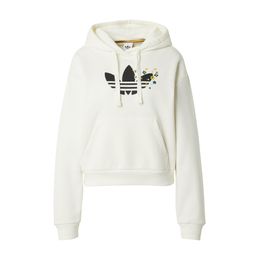 adidas originals Sweatshirt 'ESS' Damen Gr&ouml;&szlig;e XL gelb / gr&uuml;n / schwarz / wollwei&szlig;