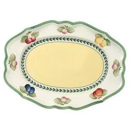 Villeroy & Boch Servierplatte VILLEROY & BOCH "Platte French Garden Fleurence bunt", bunt, L:36,7cm, Porzellan, Servierplatten, Servierplatte