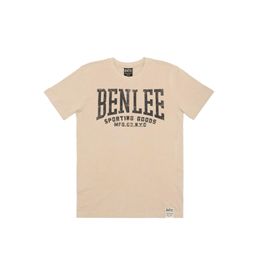 BEN LEE Benlee T-Shirt 'Harwich' Herren Gr&ouml;&szlig;e S sand / schwarz