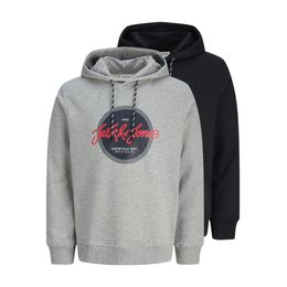 Jack & Jones Jack & Jones Sweatshirt 'JJURBAN' Herren Gr&ouml;&szlig;e XL navy / graumeliert / rot / schwarz / wei&szlig;