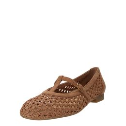 Paul Green Ballet Flats with Strap female Brown size 6,5