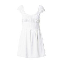 Hollister Kleid Damen Gr&ouml;&szlig;e 38 wei&szlig; Winterkleid