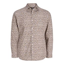 Jack & Jones JACK & JONES Button Up Shirt male size S Light blue / Light brown / White