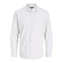 Jack & Jones JACK & JONES Button Up Shirt male size XL Light blue / Grey / White