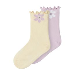 name it Socks 'NMFDORITTI' girl Yellow, Purple size 22/24