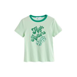 next T-Shirt 'St Patricks' Damen Gr&ouml;&szlig;e 4XL/5XL mint / tanne