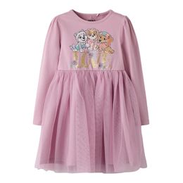 name it Kleid 'PAW PATROL' M&auml;dchen Gr&ouml;&szlig;e 110 pueblo / gold / purpur / wei&szlig;