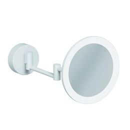 Kludi VELA R LED-Kosmetikspiegel 5899553W Vergr&ouml;&szlig;erung 3-fach, Wandmontage, wei&szlig; matt