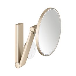 KEUCO iLook_move Kosmetikspiegel 17612039002 5-fach Vergr&ouml;&szlig;erung, &Oslash; 212mm, beleuchtet, mit Glasbedienfeld, bronze geb&uuml;rstet