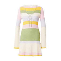 florence by mills Exclusive For About You Strickkleid 'Passion Fruit' Damen Gr&ouml;&szlig;e XXL kiwi / pastelllila / rosa / offwhite