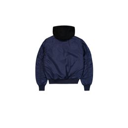 Herren Bomberjacke "MA-1 TT Two Tone Hood CW"ultra navy, Gr. XL, Alpha Industries, Obermaterial: 100% Nylon, Futter: 100% Nylon, Kapuze: 75%