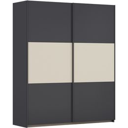 Schwebet&uuml;renschrank Rauch, B:175cm H:210cm T:59cm, beige, Holzwerkstoff, Schr&auml;nke, "Kleiderschrank Schrank Garderobe Garderobenschrank W&auml;scheschrank