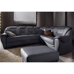 Sit & More Ecksofa SIT & MORE, B:265cm H:94cm T:215cm, schwarz, NaturLeder;Luxus-Microfaser;Luxus-Kunstleder;Primabelle-Microfaser, Wohnzimmer, Sofas, "Benson