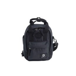 DISCOVERY Damen Schultertasche "Cave", schwarz, Kunstfaser, unifarben, Taschen, aus RPET Polyester-Material