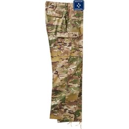 Brandit Damen Cargohose "Brandit Herren US Ranger Cargo Pants"tactical camo, Gr. 4XL, 65% Polyester, 35% Baumwolle, Hosen