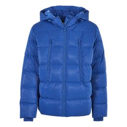 Urban Classics Herren Allwetterjacke "Urban Classics Herren Shark Skin Puffer Jacket"royal, Gr. M, unifarben, 100% Polyester, Jacken