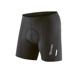 Gonso Herren Fahrradhose "Billy", schwarz, Gr. S, 78% Polyamid, 22% Elastan, Hosen, kurze Herren Radlerhose mit Sitzpolster, strapazierf&auml;hige Radhose
