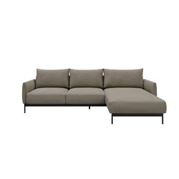 Ecksofa TENKSOM, B:255cm H:68cm T:185cm, braun, Wohnzimmer, Sofas, "Tokey, Polsterecke, Couch, Recamiere links und rechts montierbar", Bez&uuml;ge