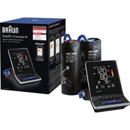 Braun Oberarm-Blutdruckmessger&auml;t "ExactFit 5 Connect Intelligentes Blutdruckmessger&auml;t - BUA6350EU", schwarz, B:11cm H:11cm T:13cm,