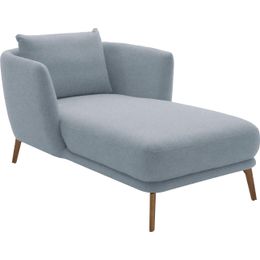 Sch&ouml;ner Wohnen Kollektion Chaiselongue, B:101cm H:71cm T:161cm, blau, SCH&Ouml;NER WOHNEN-KOLLEKTION, 16% Baumwolle, 79% Polyester, 5% Polyacryl, Sofas, "Pearl - 5 Jahre