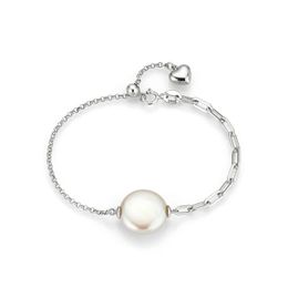 Firetti Damen Perlenarmband "Schmuck Geschenk Armschmuck Armkette Perle", 21cm, Perlen Silber 925 (Sterlingsilber), bunt, Perlen, Silber 925