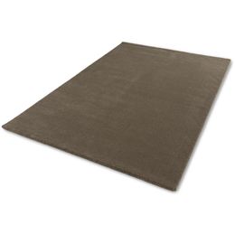 Teppich Astra, B:160cm H:20mm L:230cm, braun, Kunstfaser, Wohnzimmer, Teppiche, "Barletta 240", Langflor, Shaggy, uni, weich, Wohnzimmer,Schlafzimmer