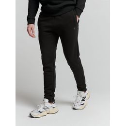 NO EXCESS Herren Sweathose "NO EXCESS Jogger mit weichem Griff", schwarz, Gr. S, 70% Baumwolle, 30% Polyester, Hosen