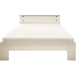 Futonbett Schlafkontor, B:145cm H:73cm L:213cm, wei&szlig;, Betten, "Nizza", Breite 140 cm, mit XXL Belastbarkeit bis zu 200 kg