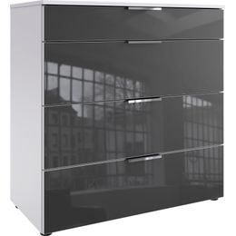 Schubkastenkommode wimex, B:81cm H:84cm T:41cm, wei&szlig;, Spanplatte, Sideboards, "Level36 C by fresh to go", mit soft-close Funktion