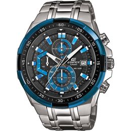 CASIO EDIFICE Damen Chronograph "EFR-539D-1A2VUEF", silber, Armbanduhren, Quarzuhr,Armbanduhr,Herrenuhr,bis 10 bar wasserdicht, Edelstahlarmband