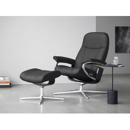 stressless "Consul" mit Cross Base, Gr&ouml;&szlig;e S, M & L, Holzakzent Schwarz