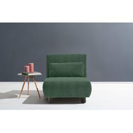 ell+ell Schlafsofa ELL + ELL, B:85cm H:88cm T:100cm, blau, Jugendzimmer, Sofas, "Minou"