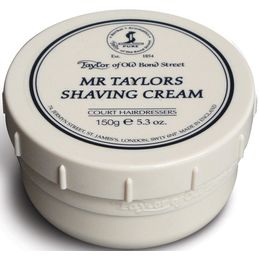 Herren Rasiercreme "Shaving Cream Mr Taylor", 150ml, beige, Taylor of old Bond Street, Rasiersch&auml;ume, Sahnig-cremige Rasiercreme mit nat&uuml;rlichen