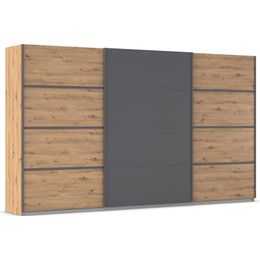 Kleiderschrank Rauch, B:360cm H:229cm T:62cm, grau, Holzwerkstoff, Kinderzimmer, Schr&auml;nke, "Schwebet&uuml;renschrank OTTO ́s Choice Garderobe Schrank TOP
